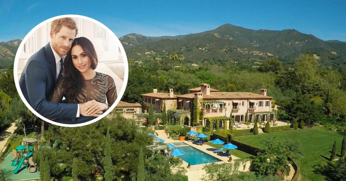 Esta es la increíble mansión donde viven el príncipe Harry y Meghan Markle en California y que ...