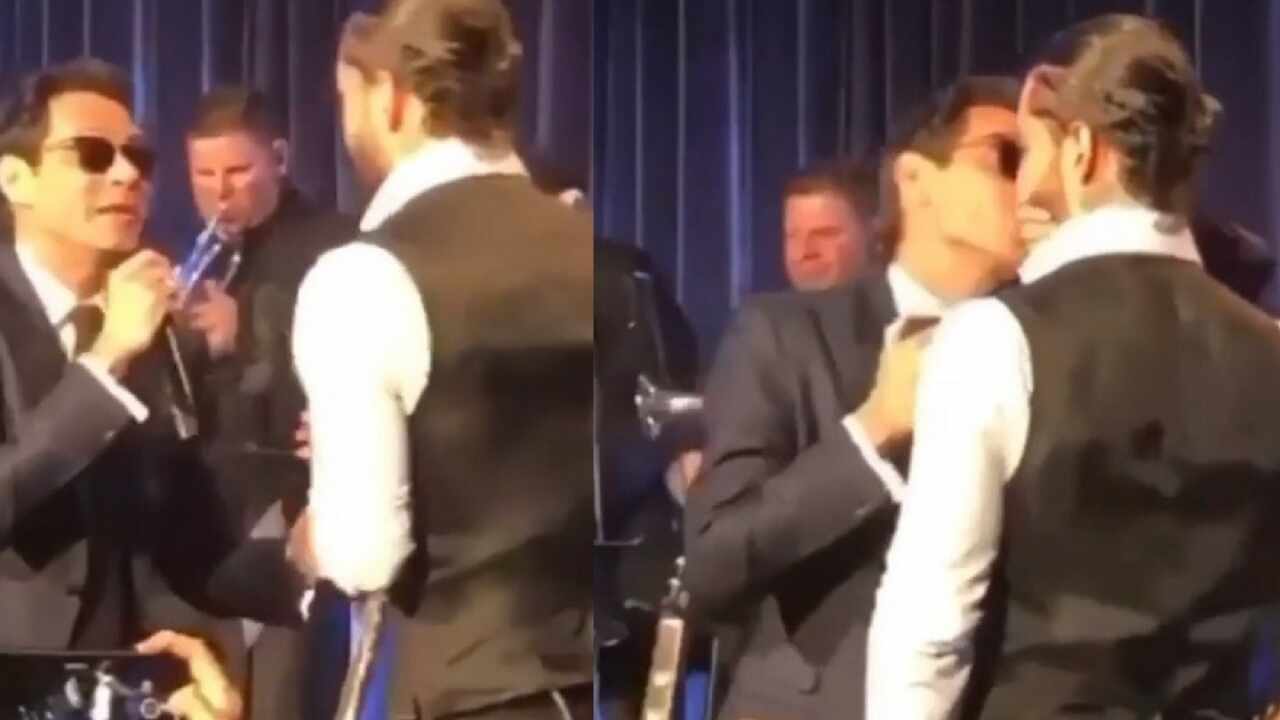 El día que Maluma se besó con Marc Anthony, ¿qué fue lo que pasó? | QPASA