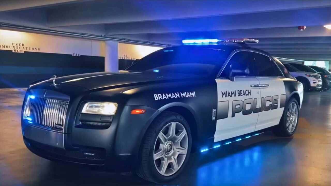 La policía de miami beach tiene un Rolls-Royce en su flota | QPASA